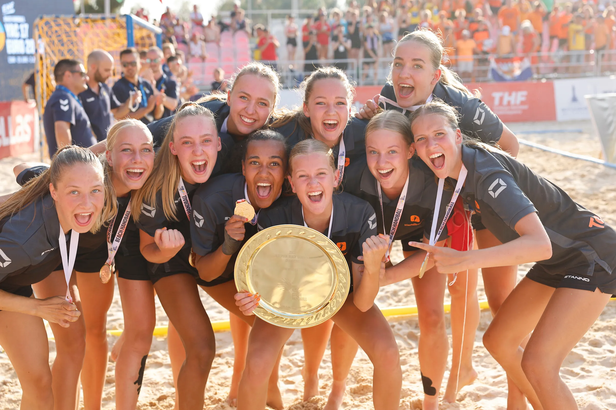 Hungary and Netherlands claim gold at YAC Beach Handball EURO