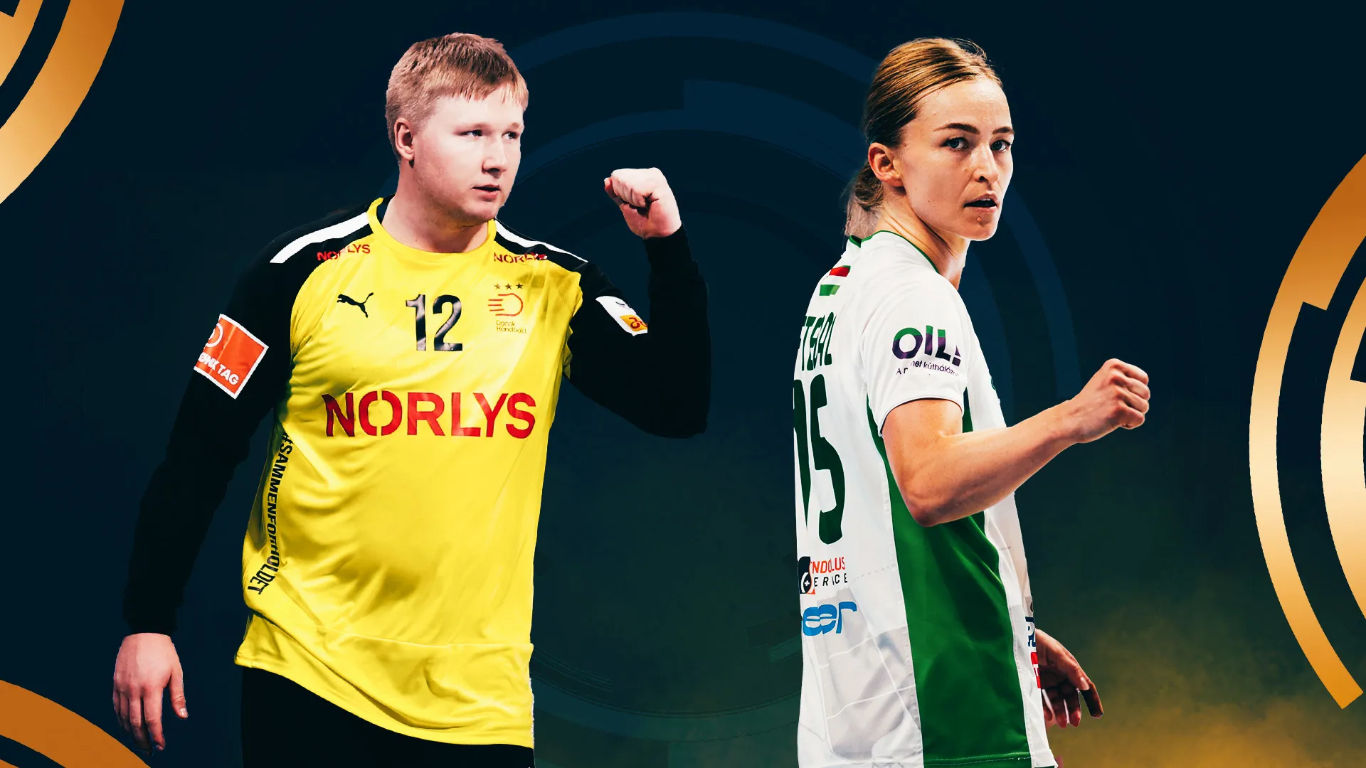 Stine Oftedal Dahmke and Emil Nielsen named MVPs at Excellence Awards