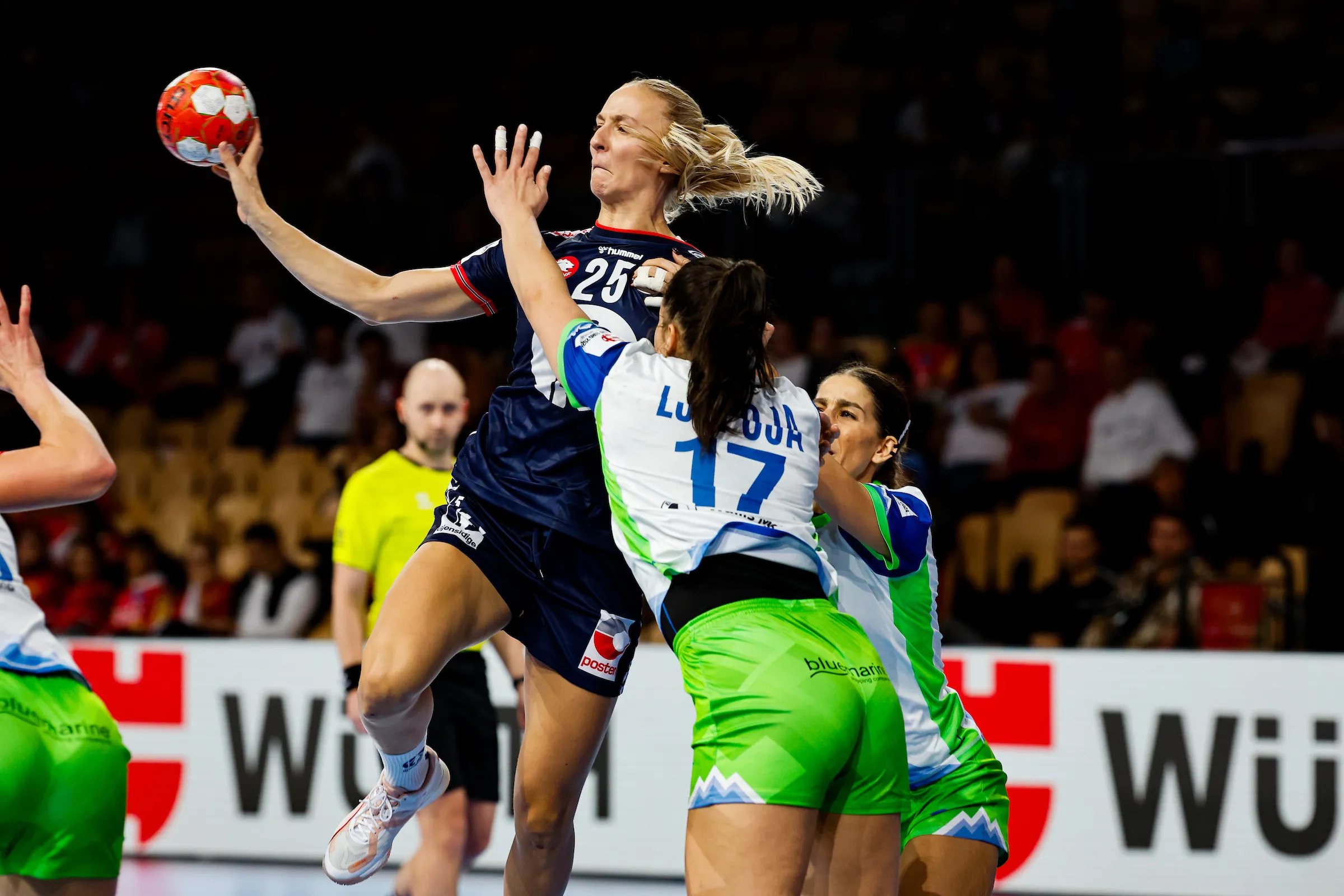 Defending EHF EURO champions Norway start with tough win
