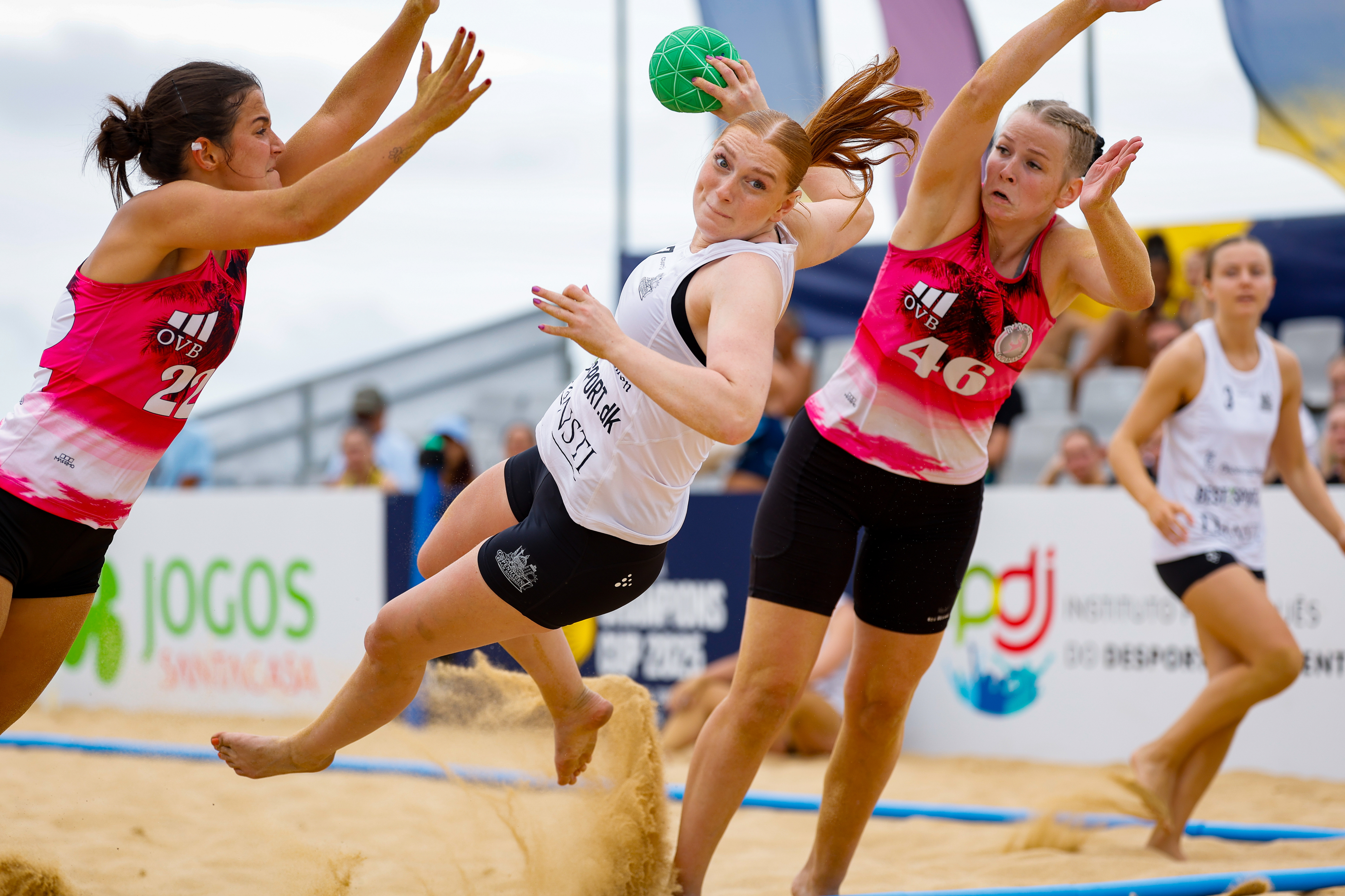 Beach handball battle gets underway at the Champions Cup 2025